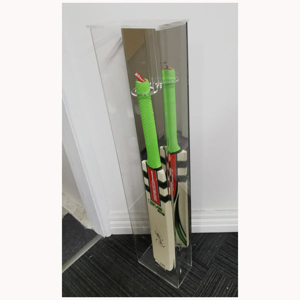 Full Size Cricket Bat Acrylic Display Case Mirror Back Finish - 7186 ...