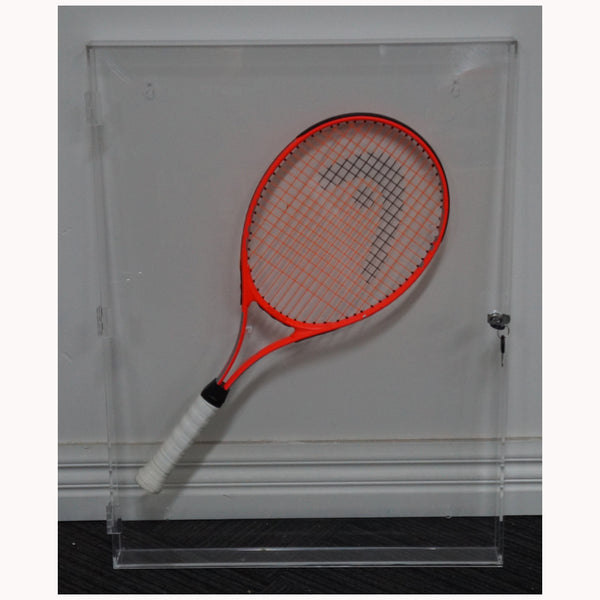 Deluxe Acrylic Tennis Racquet Display Box Case Clear Back Finish - Qua ...