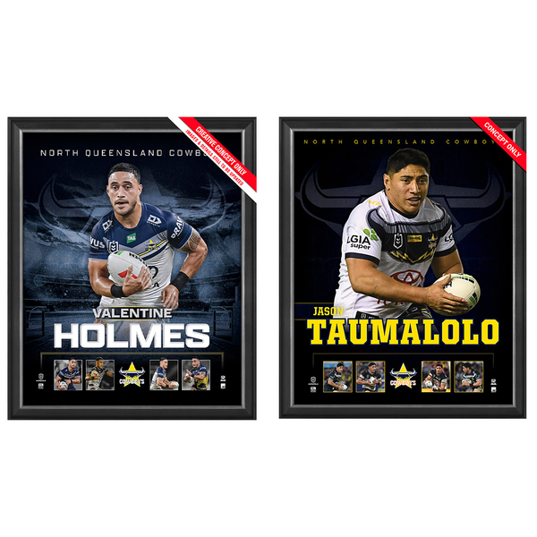 North Queensland Cowboys Package Official Licensed Nrl Prints Framed H ...