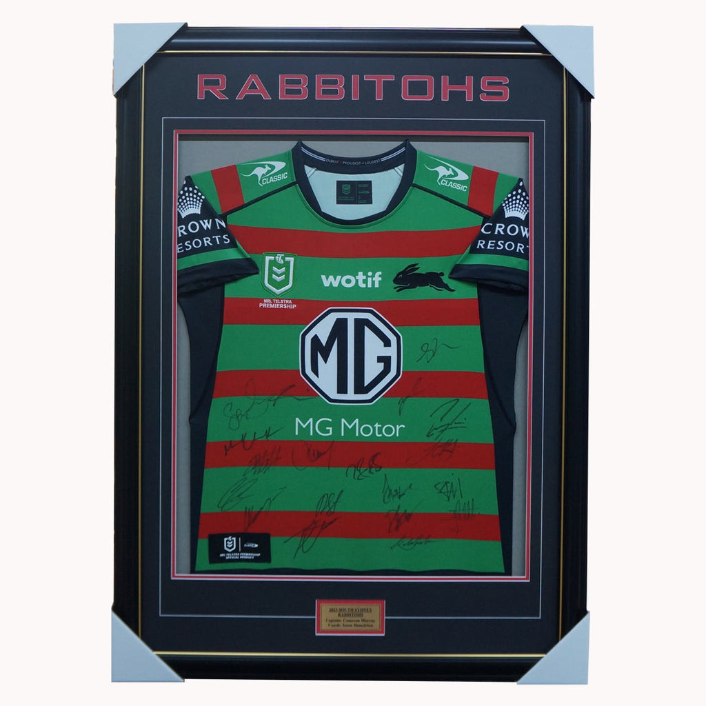 South Sydney Rabbitohs Football Club 2024 NRL Official Team Signed Gue ...