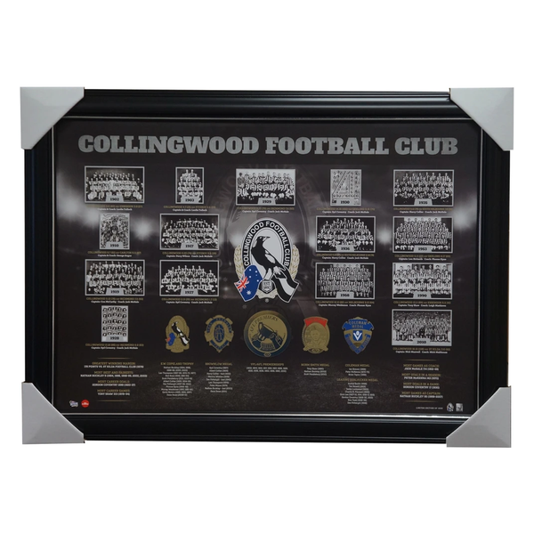 Collingwood Limited Edition Historical Series Print with Embossed Meda ...