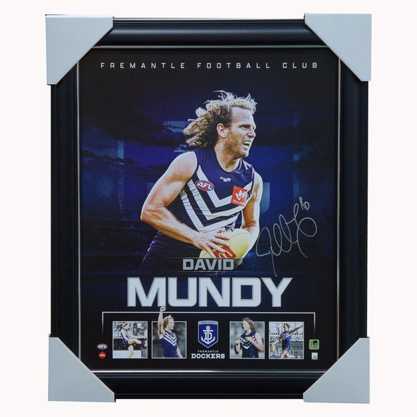 David Mundy Signed Fremantle Dockers Official Licensed AFL Print Frame ...