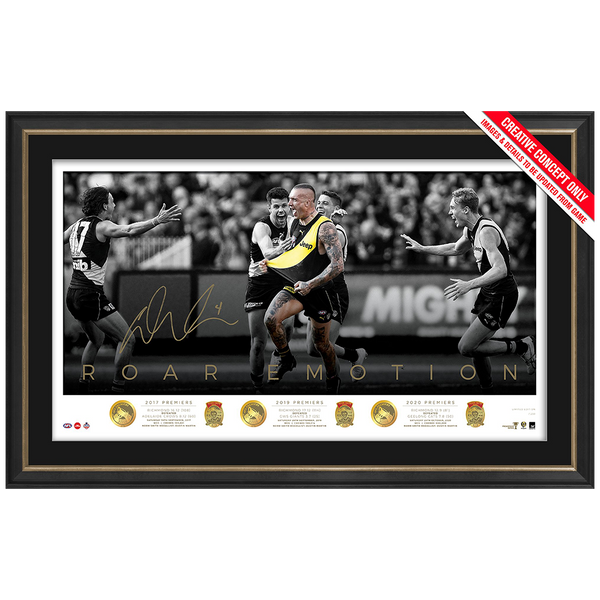 Dustin Martin Signed Premiership Official Icon Series Print Framed - 4 ...