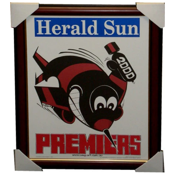 Essendon 2000 Premiership Original Weg Poster Framed - 2741 – HT ...