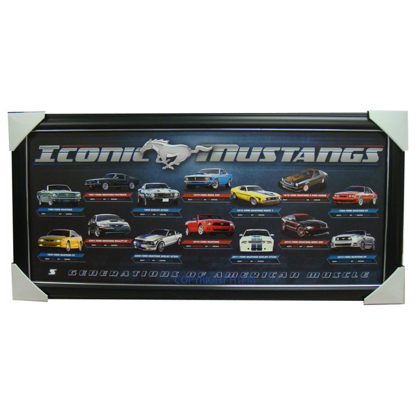 Ford Iconic Mustangs Limited Edition Official Print Framed - 1599 – HT ...