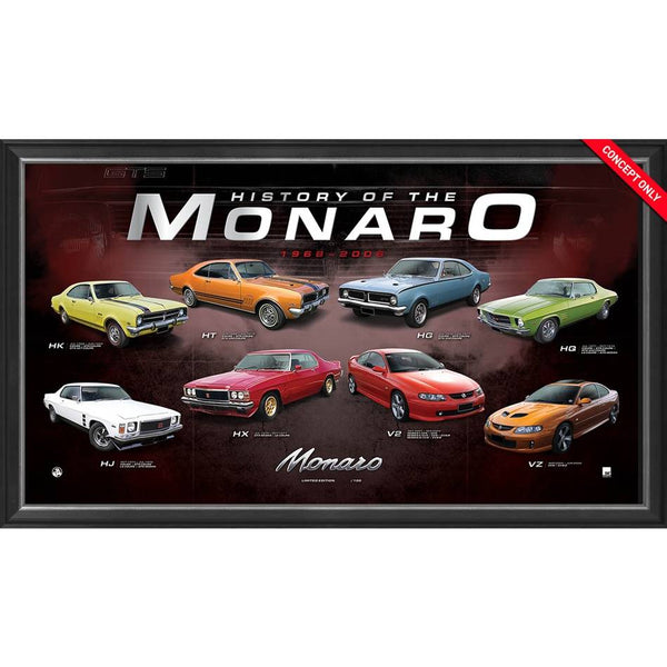 Holden History of the Monaro Deluxe Edition with Official Monaro Badge ...