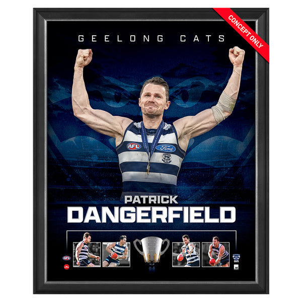 Patrick Dangerfield 2022 Official AFL Sportsprint Framed - 5330 – HT ...
