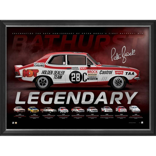 Peter Brock 50th Anniversary "Legendary" Official Print Framed - 5326 ...
