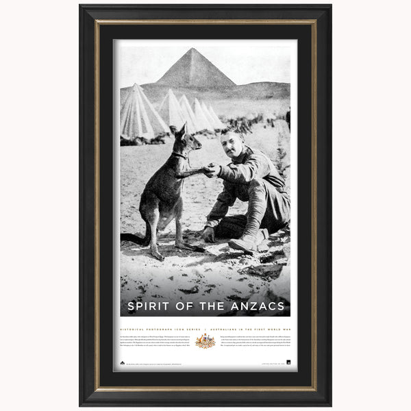 Spirit of the Anzacs Official Australian War Memorial Print Framed New ...