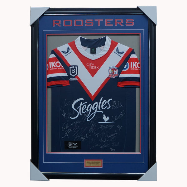 Sydney Roosters Football Club 2023 NRL Official Team Signed Guernsey T ...