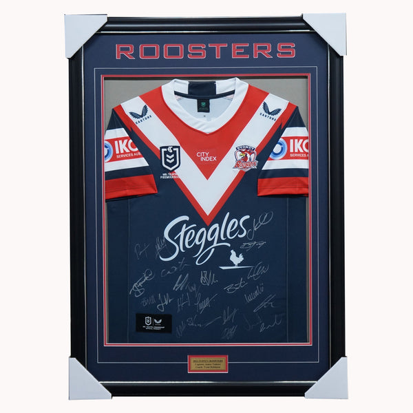 Sydney Roosters Football Club 2022 NRL Official Team Signed Guernsey ...